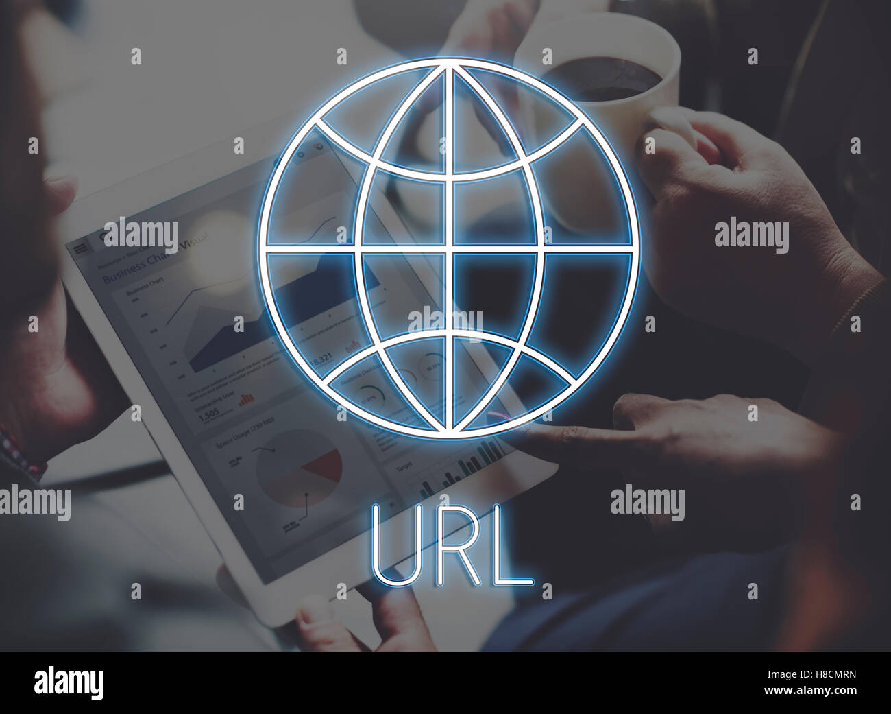 Internet Webpage Global Communication Network Concept Stock Photo - Alamy