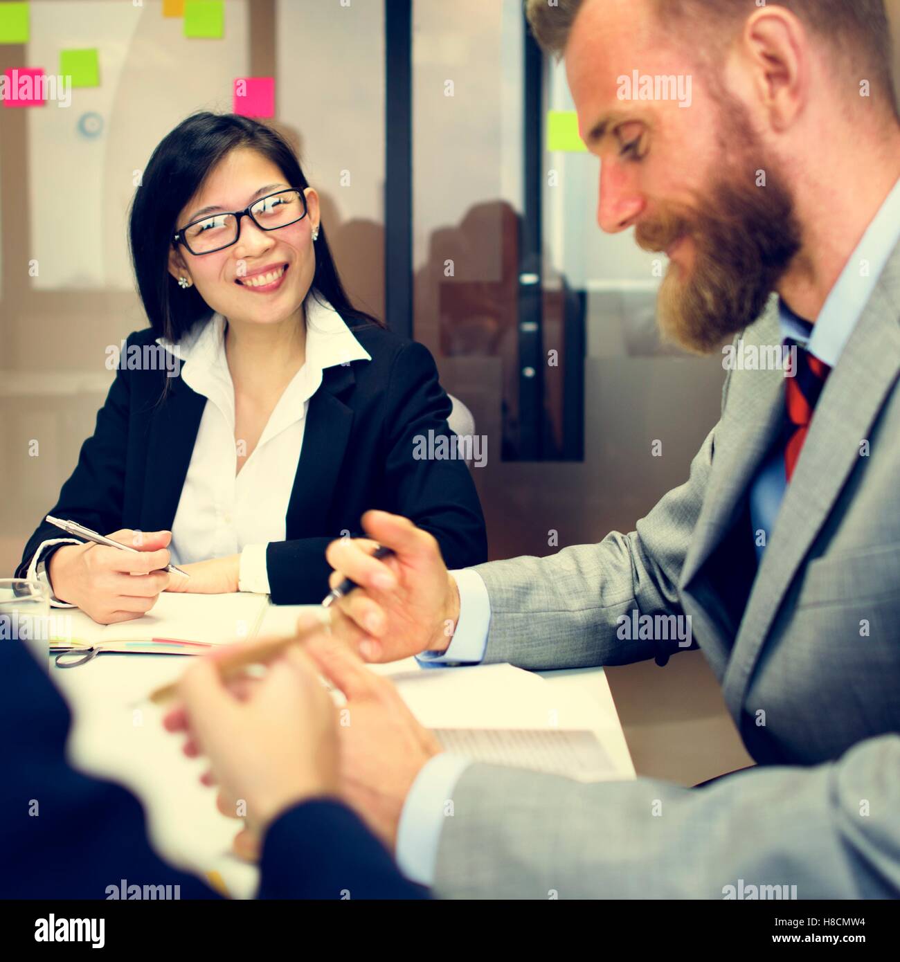 Conference Connection Communication Corporate Concept Stock Photo - Alamy