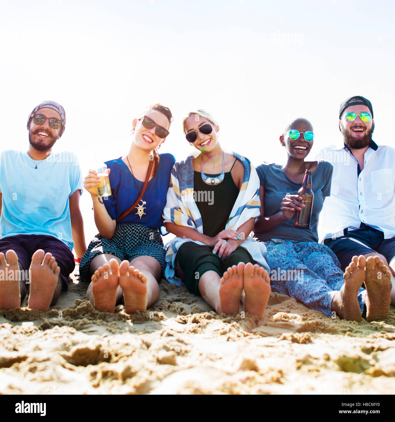 Group Of People Hugging Concept Stock Photo - Alamy