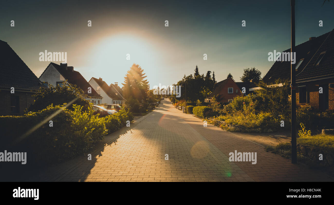 residential area Bovenau Stock Photo - Alamy