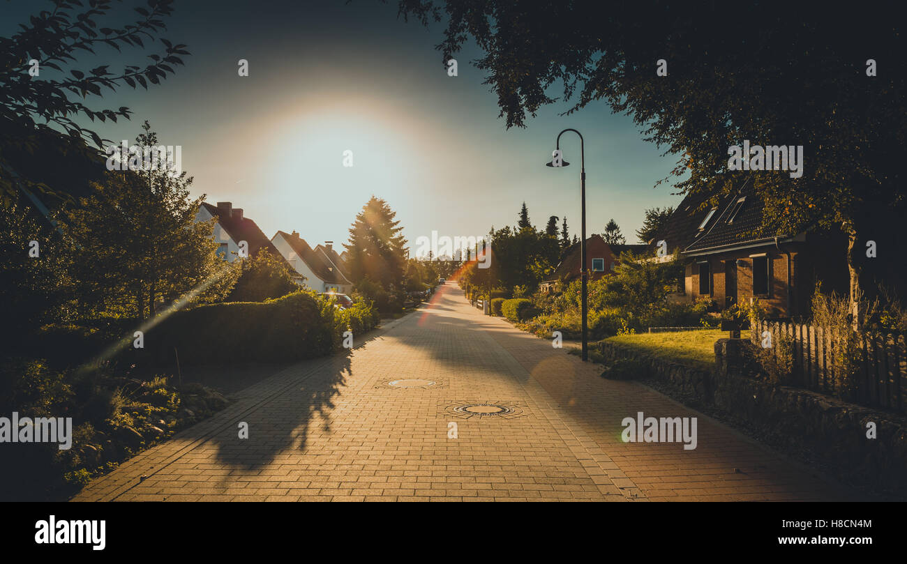 residential area Bovenau Stock Photo - Alamy
