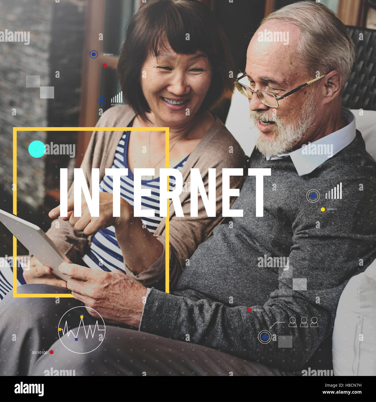 Communication Connection Digital Technology Networking Concept Stock ...