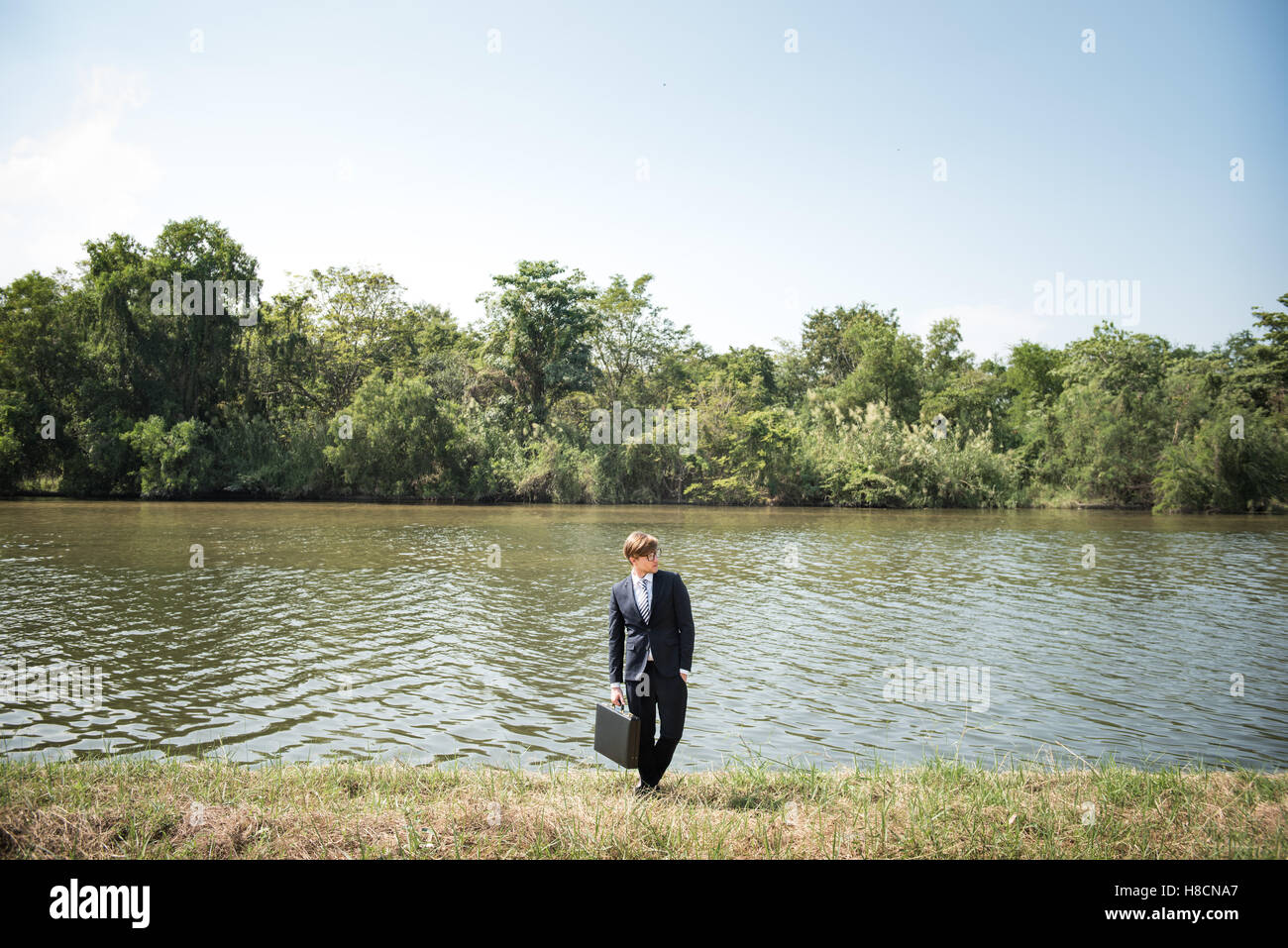 Businessman Aspiration Strategy Planning Vision Concept Stock Photo - Alamy