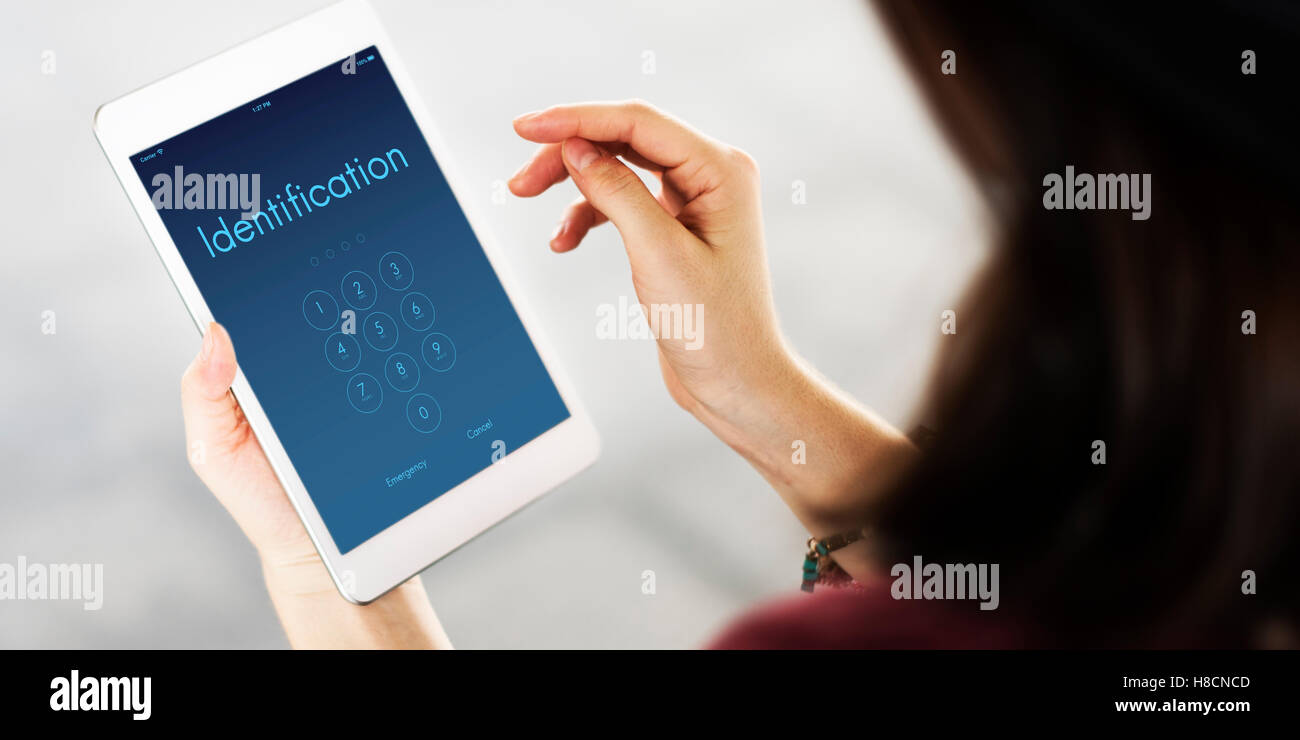 Access Identification Password Passcode Graphic Concept Stock Photo - Alamy