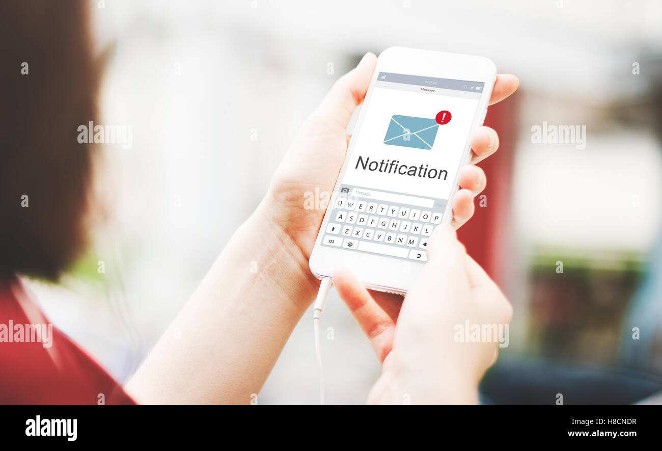 Online Message Social Network Concept Stock Photo - Alamy