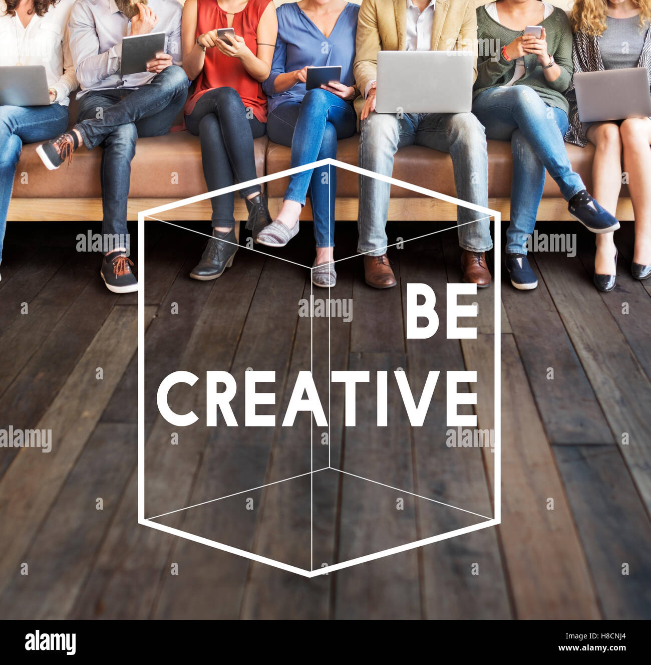 Thinking Out Of The Box Concept Stock Photo - Alamy