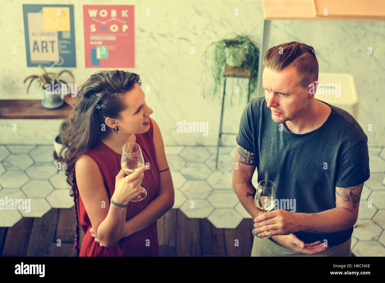 Coffee Shop Bar Counter Cafe Restaurant Relaxation Concept Stock Photo ...