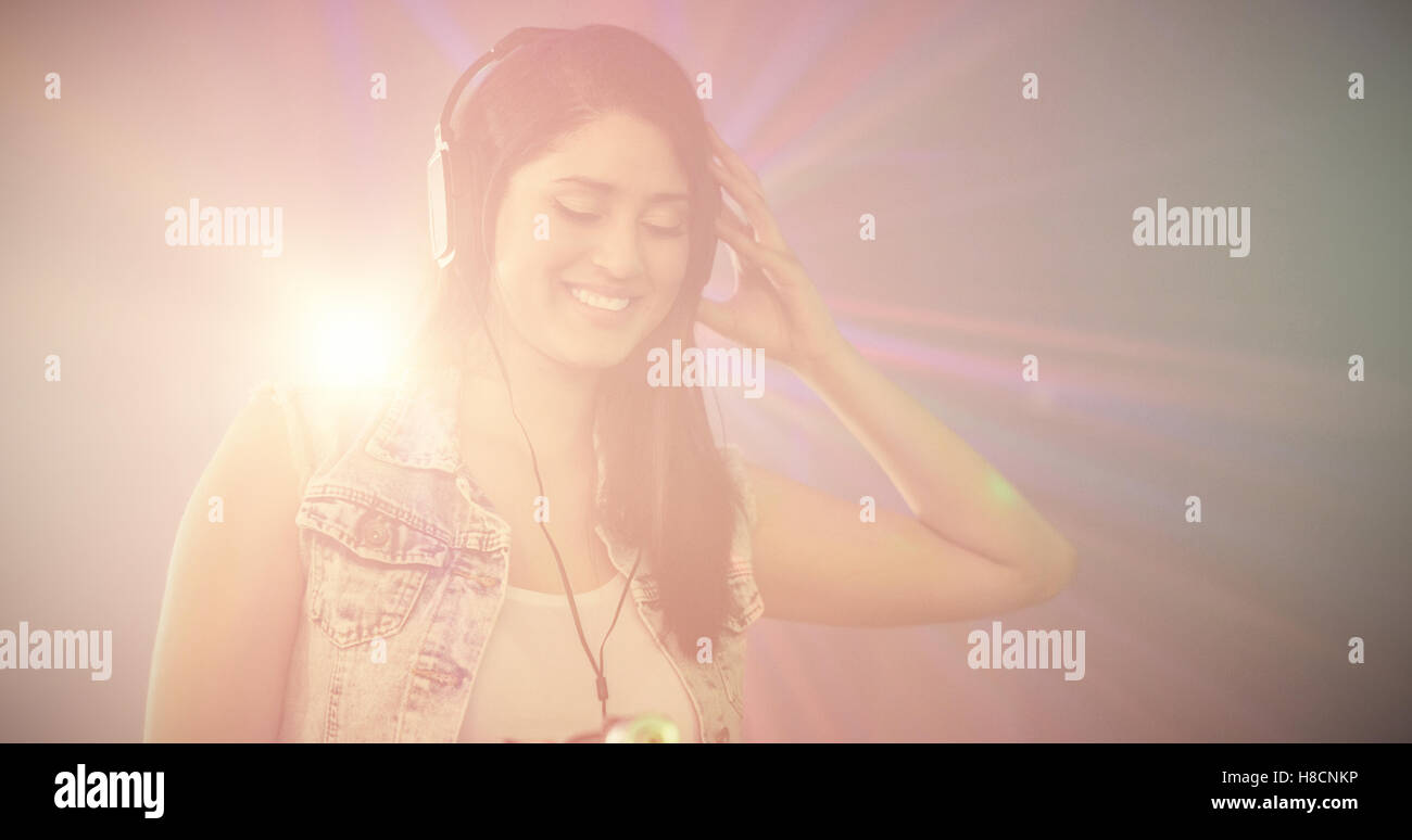 Smiling pretty female playing hi-res stock photography and images - Alamy