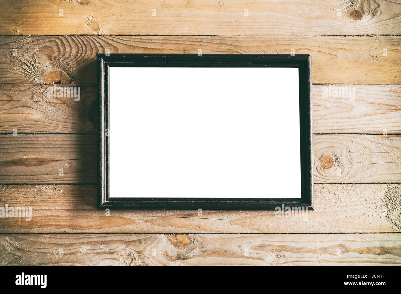 Wooden rustic image frame hi-res stock photography and images - Alamy