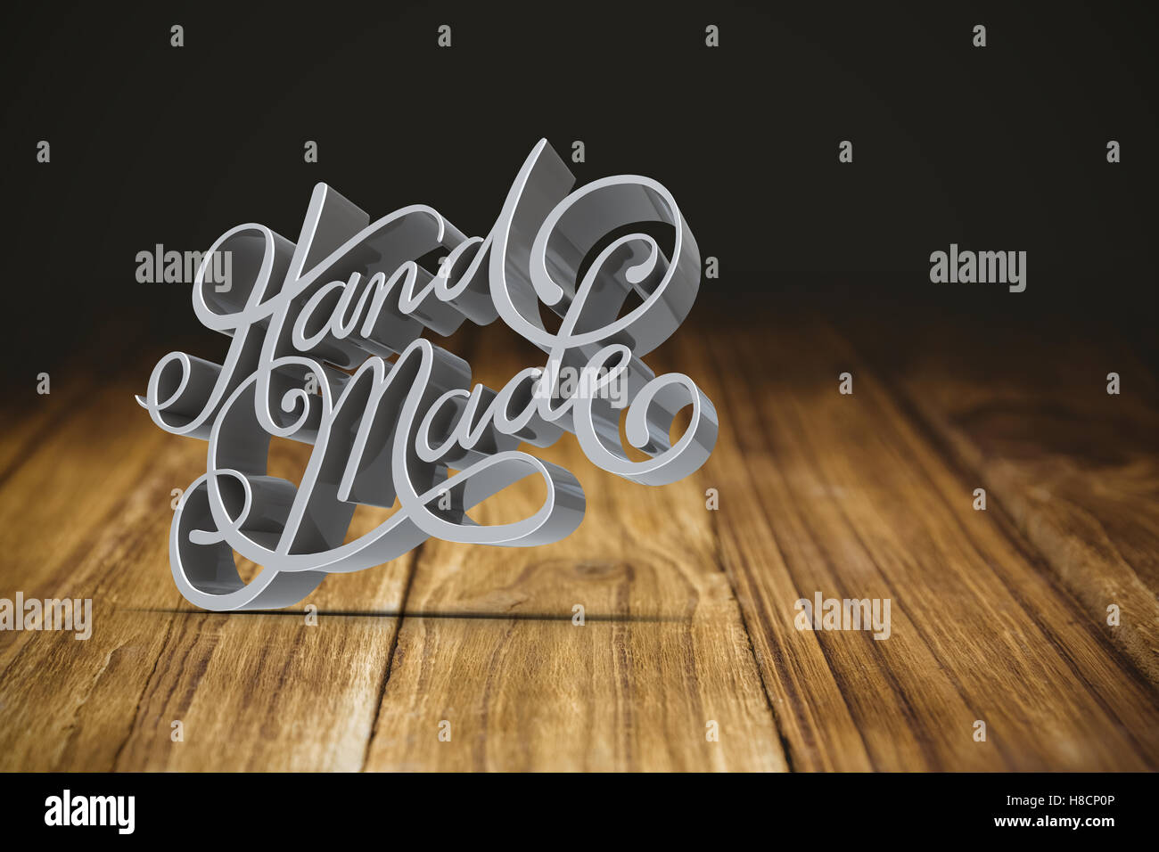 Composite image of hand made text against white screen Stock Photo - Alamy