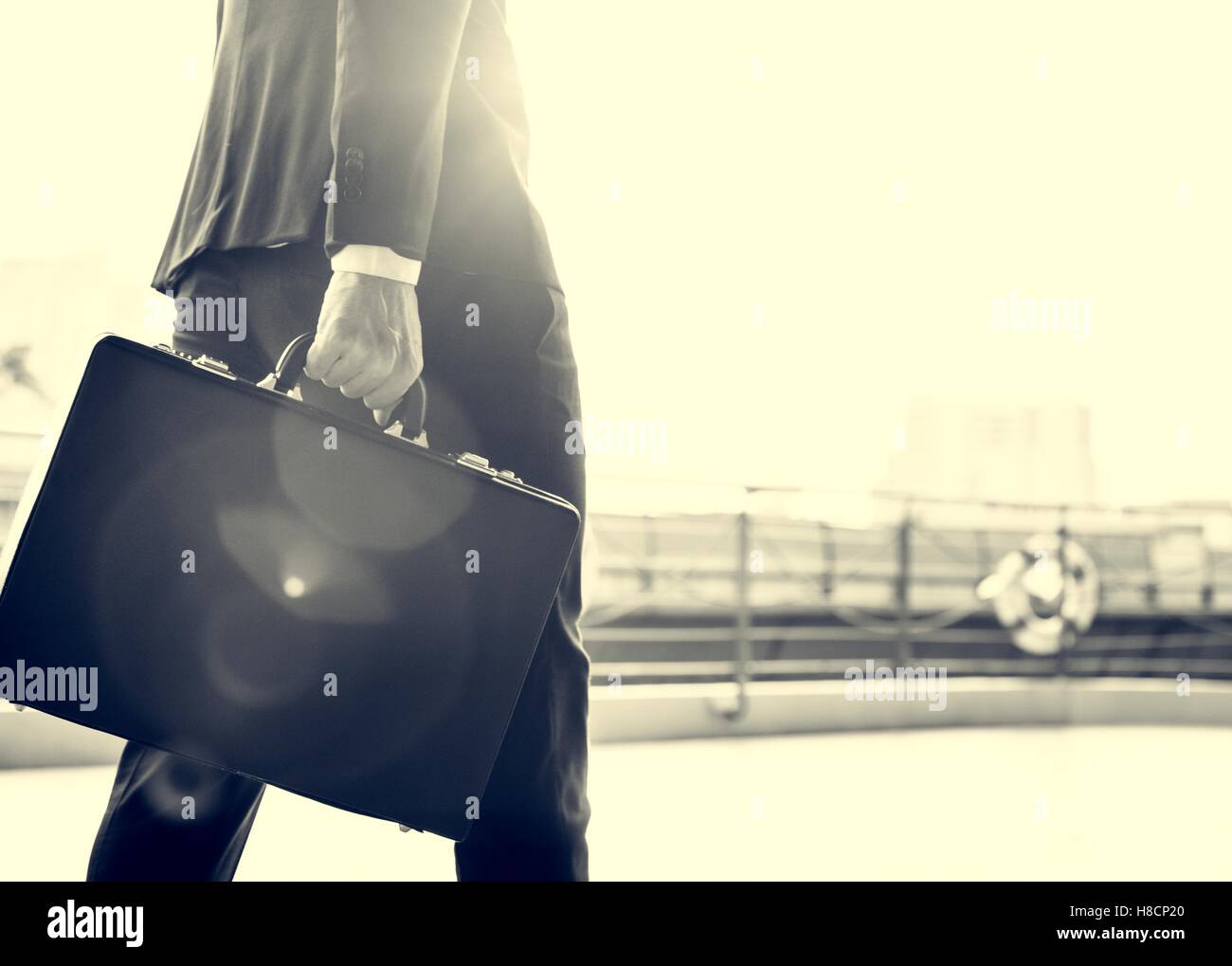 Businessman Worker Rush Hour Concept Stock Photo - Alamy