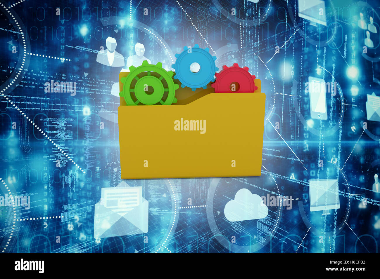 Folder icon desktop hi-res stock photography and images - Alamy