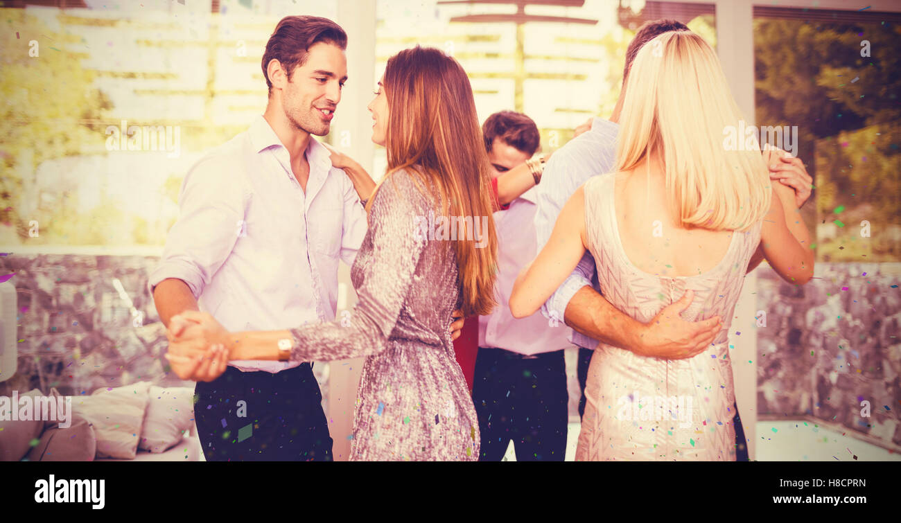 Friends dancing swimming pool party hi-res stock photography and images ...