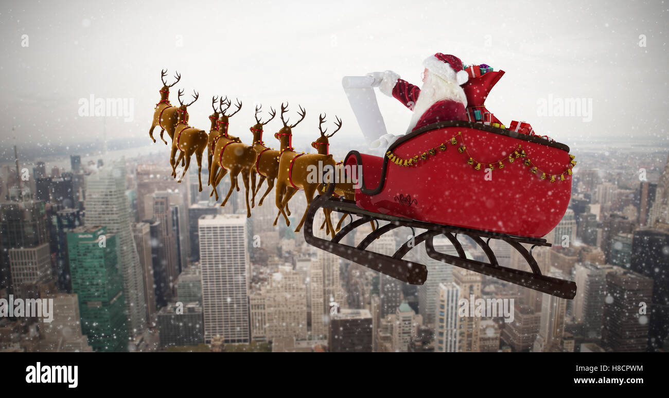 Sled of santa claus hi-res stock photography and images - Alamy