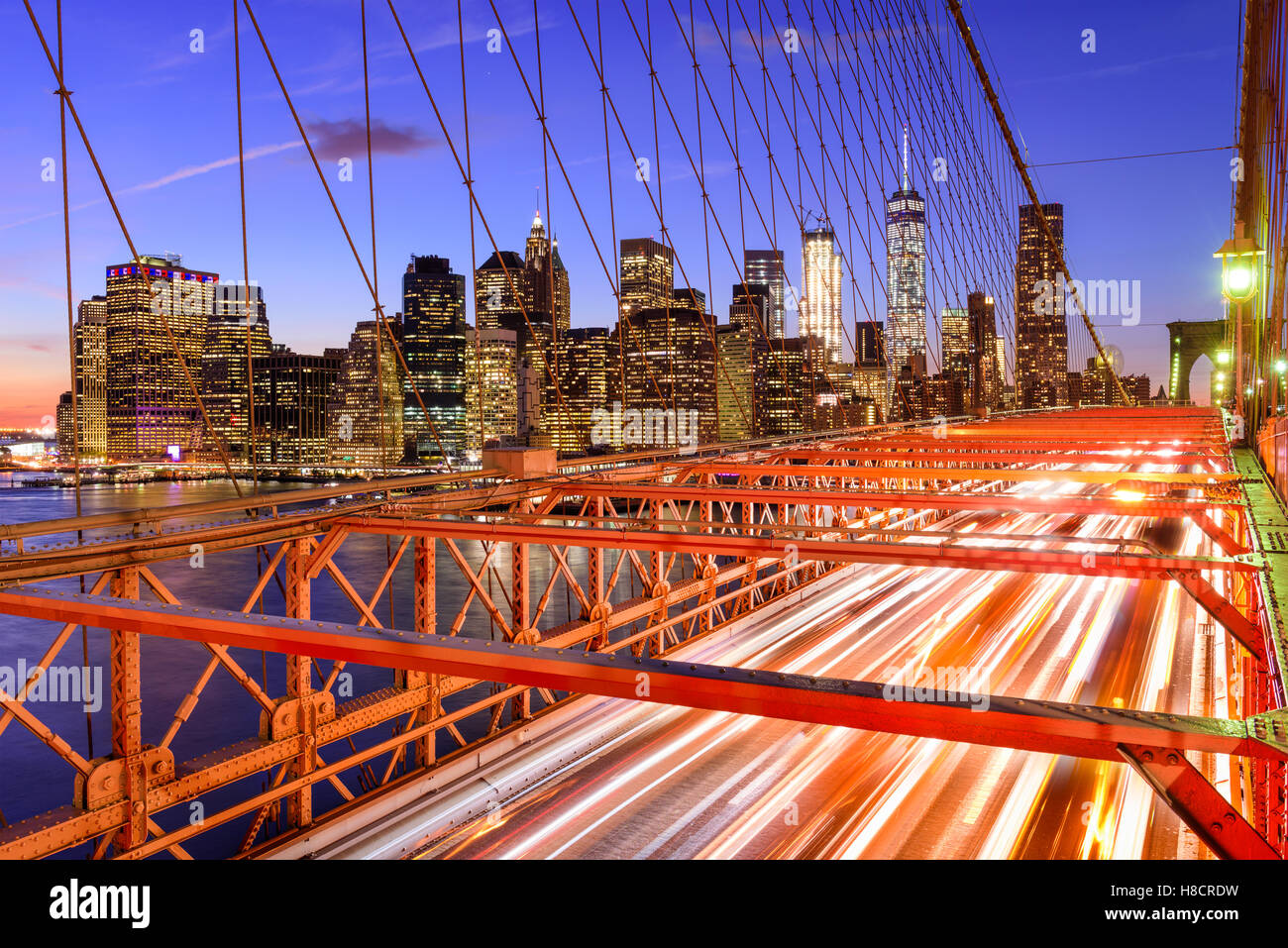 Brooklyn Bridge Rush Hour Stock Photos & Brooklyn Bridge Rush Hour ...