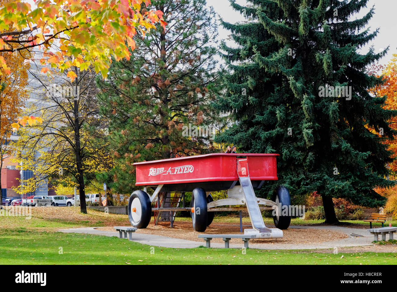 Spokane riverside park hi-res stock photography and images - Alamy