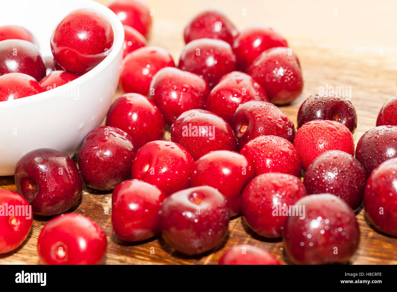 Cherries macro hi-res stock photography and images - Alamy