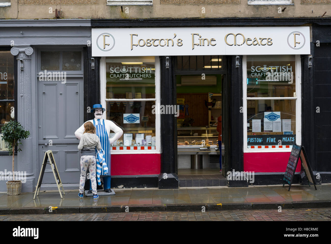 Butchers shop scotland hi-res stock photography and images - Alamy