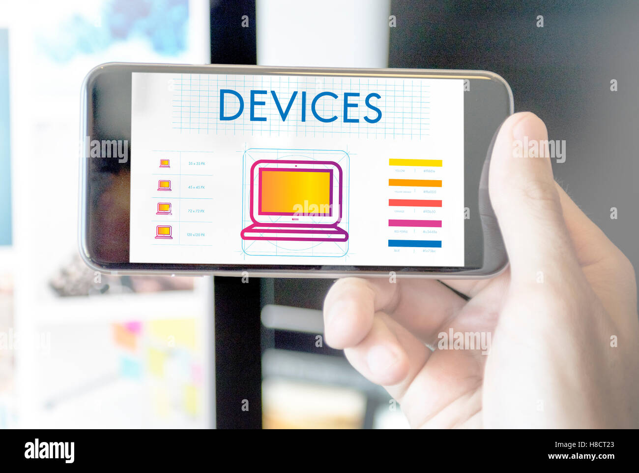 Digital Devices Innovation Multimedia Concept Stock Photo - Alamy