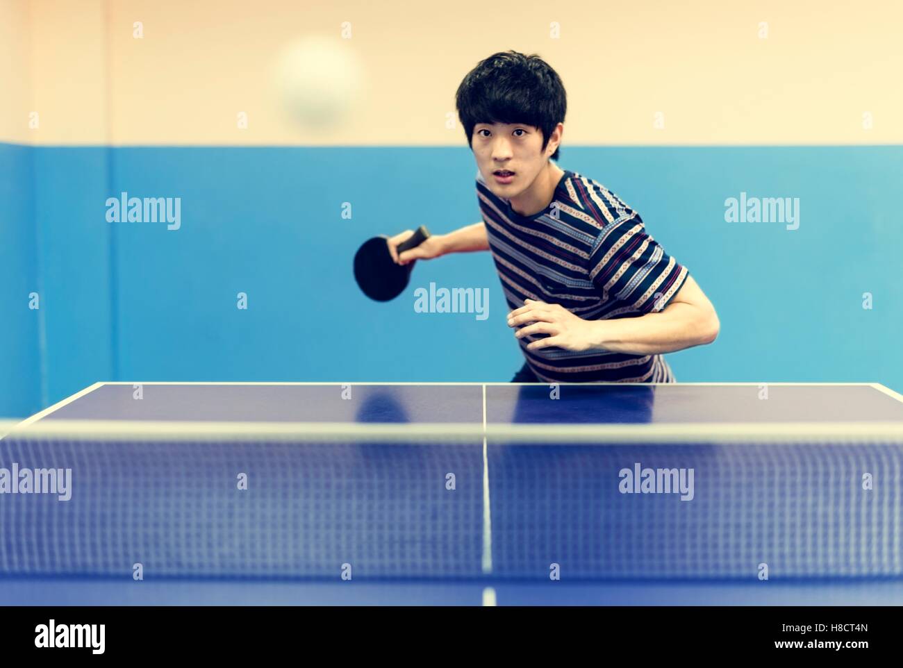 Table Tennis Ping-Pong Sport Activity Concept Stock Photo - Alamy