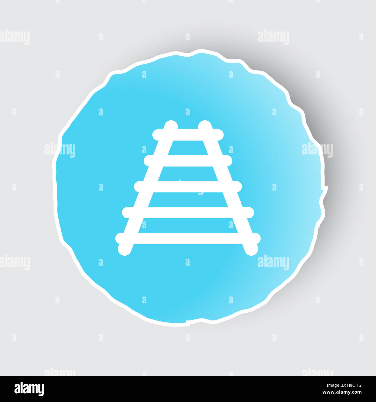 Railroad icon hi-res stock photography and images - Alamy