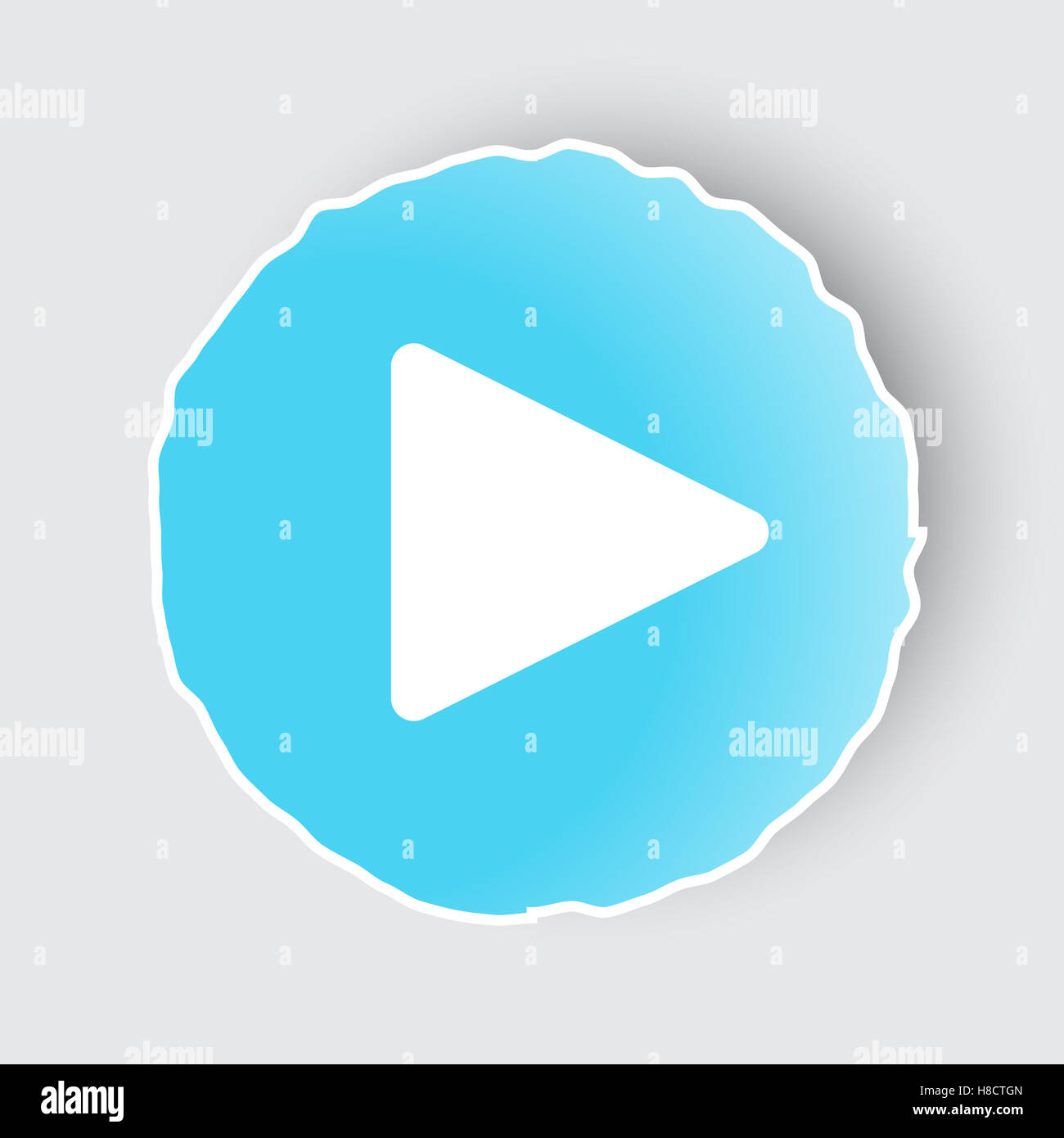 Video play button on screen hi-res stock photography and images - Alamy