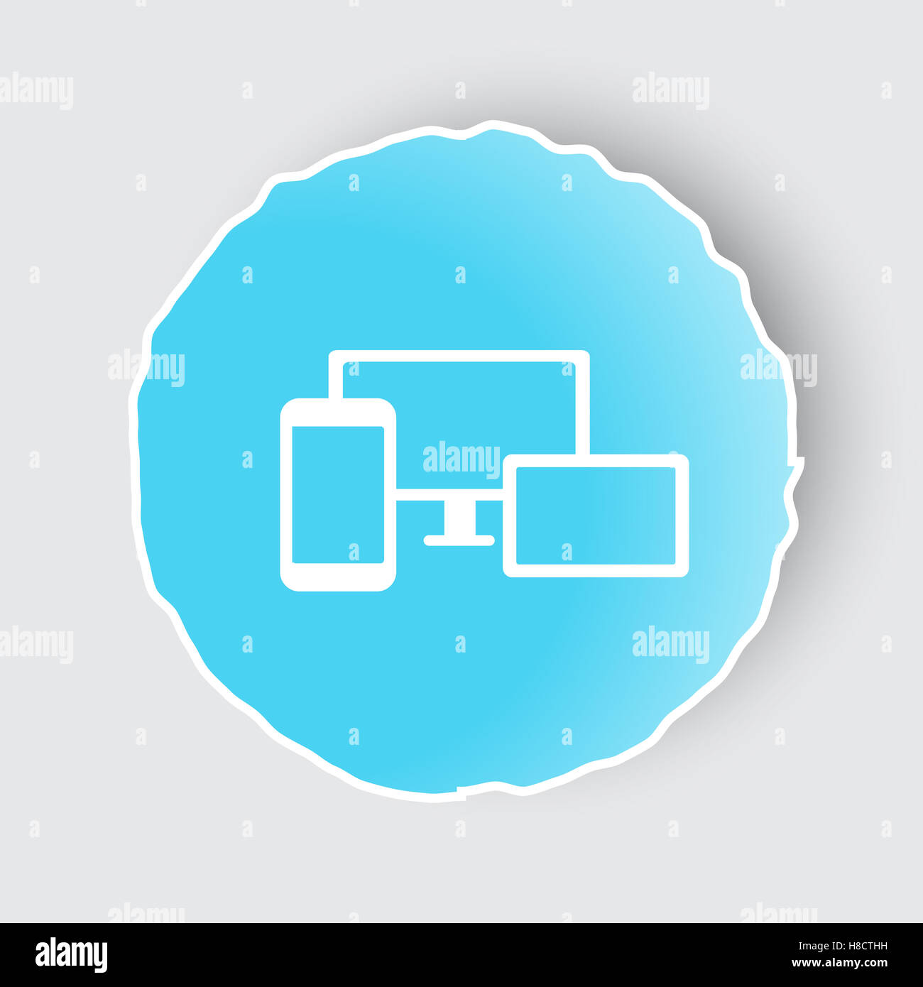 App responsive button hi-res stock photography and images - Alamy