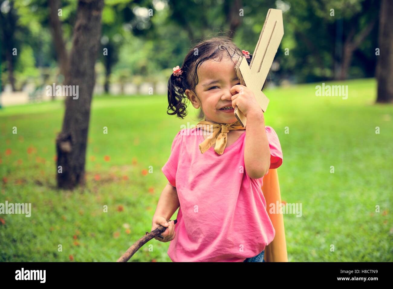 Girl Child Kid Young Elementary Adorable Cute Concept Stock Photo - Alamy