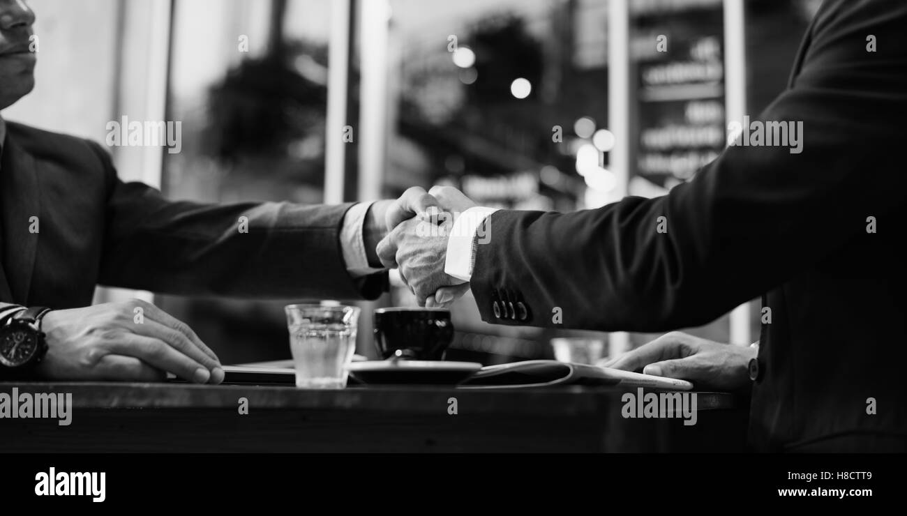 Businessmen Deal Handshake Agreement Concept Stock Photo - Alamy