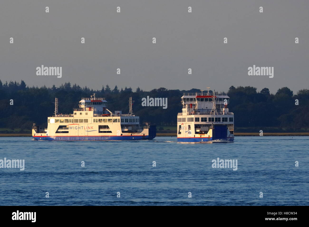 Wight light ferry hi-res stock photography and images - Alamy