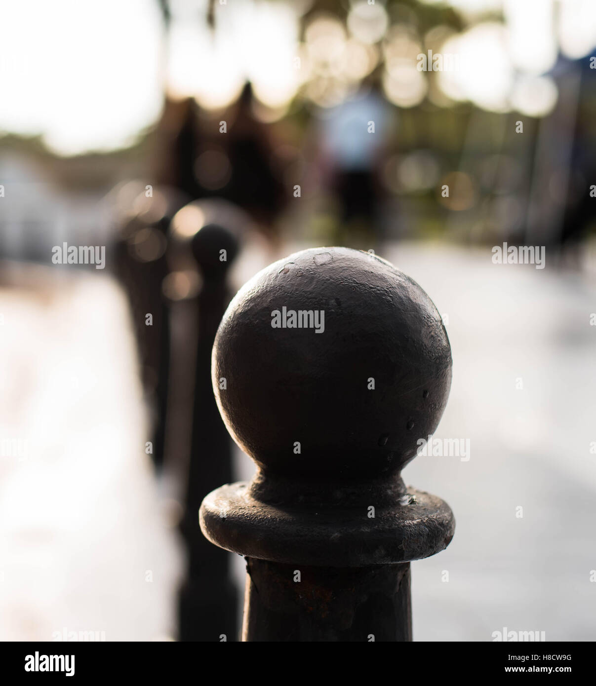 Sidewalk posts hi-res stock photography and images - Alamy
