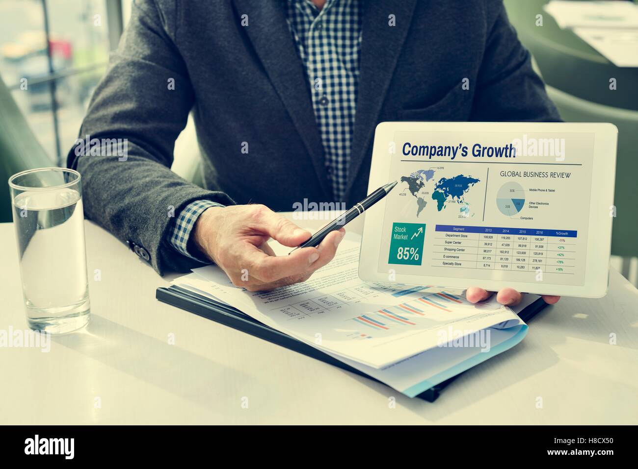 Business Discussion Talking Deal Concept Stock Photo - Alamy