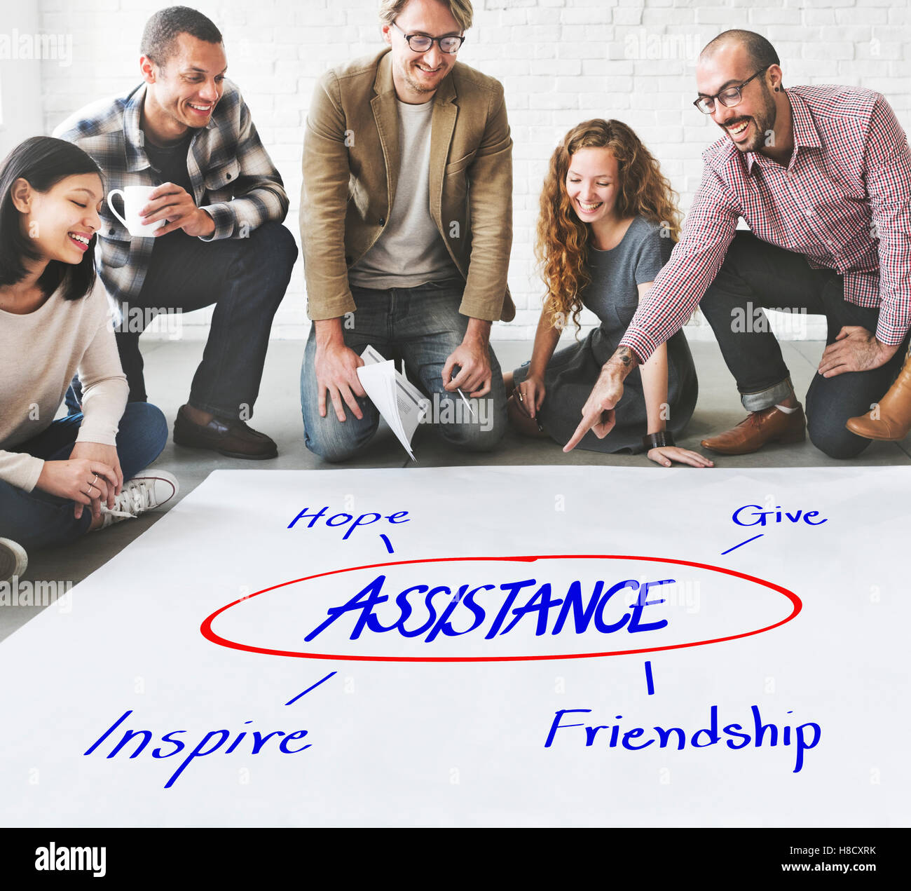 Assistance Support Care Help Concept Stock Photo - Alamy