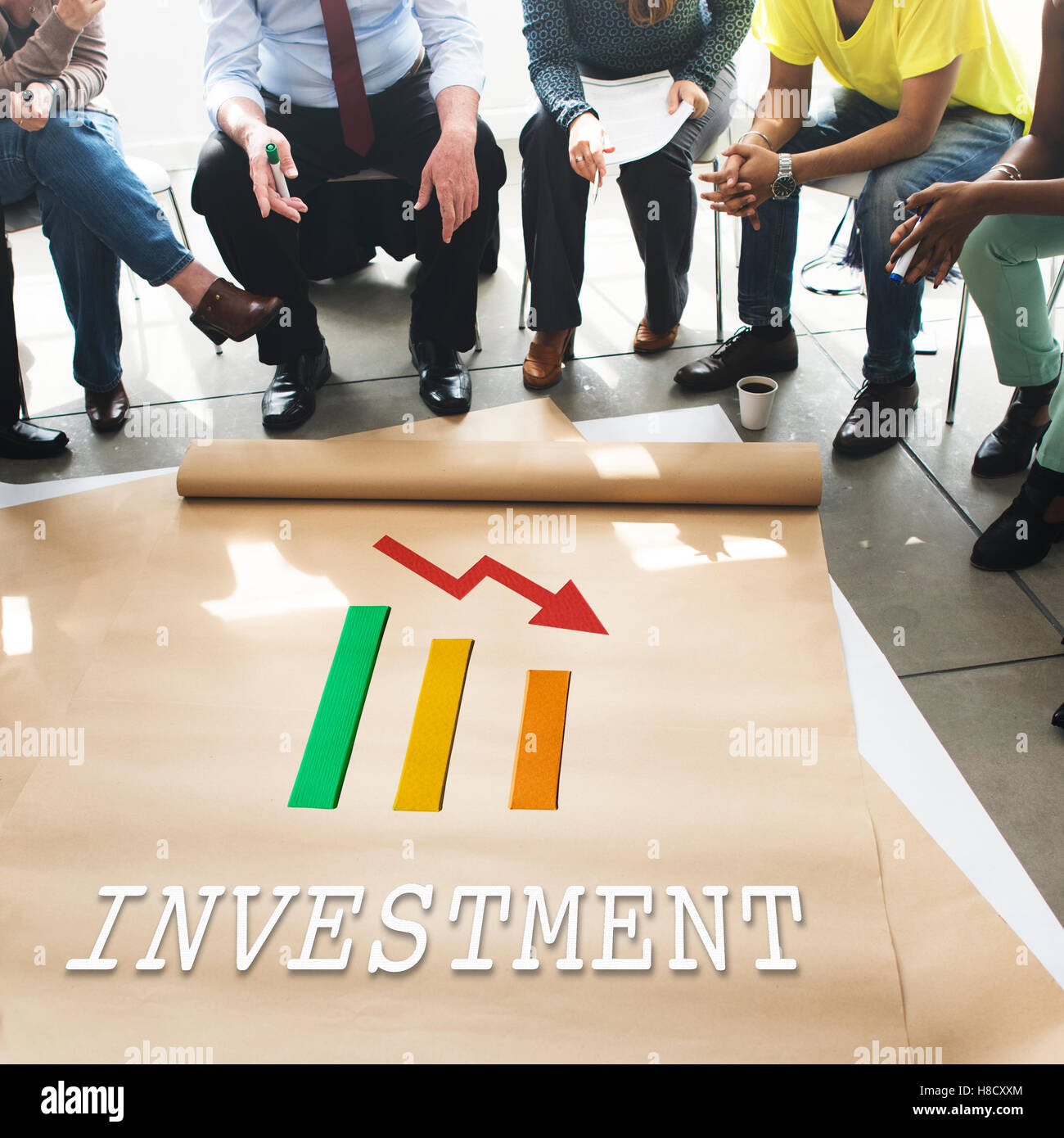 Finance Economic Recession Analysis Concept Stock Photo - Alamy