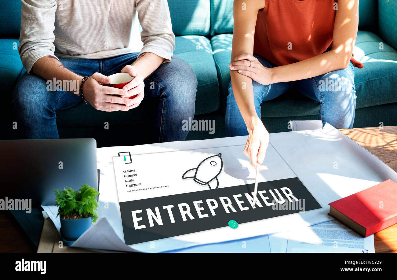Business Rocket Ship Icon Graphic Concept Stock Photo - Alamy