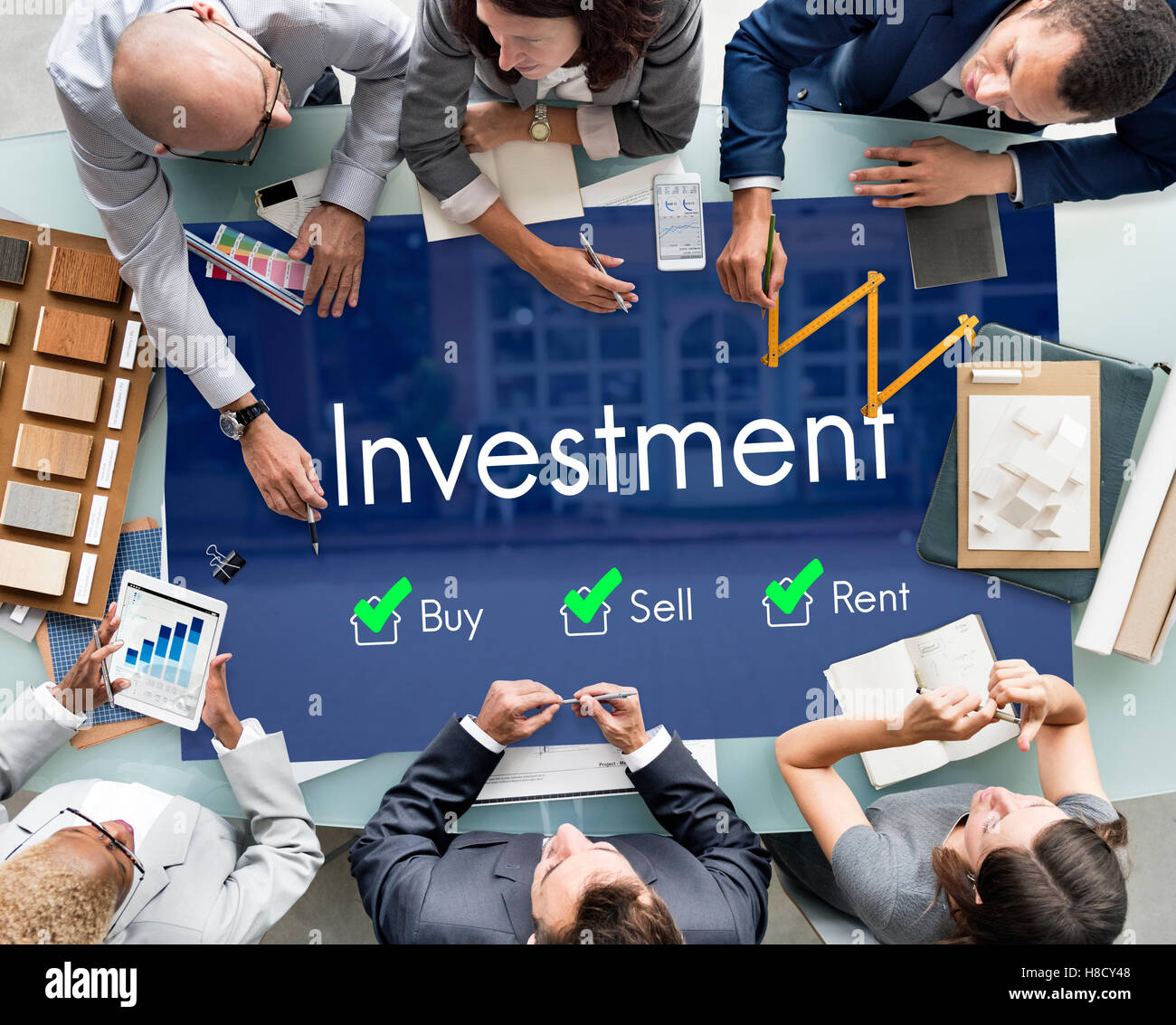 House Loan Estate Sell Mortgage Concept Stock Photo - Alamy