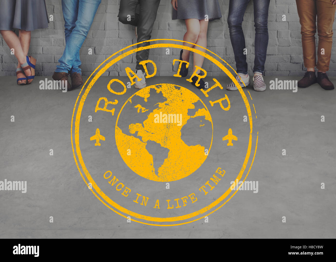 Journey Destination Explore Vacation Graphic Concept Stock Photo - Alamy