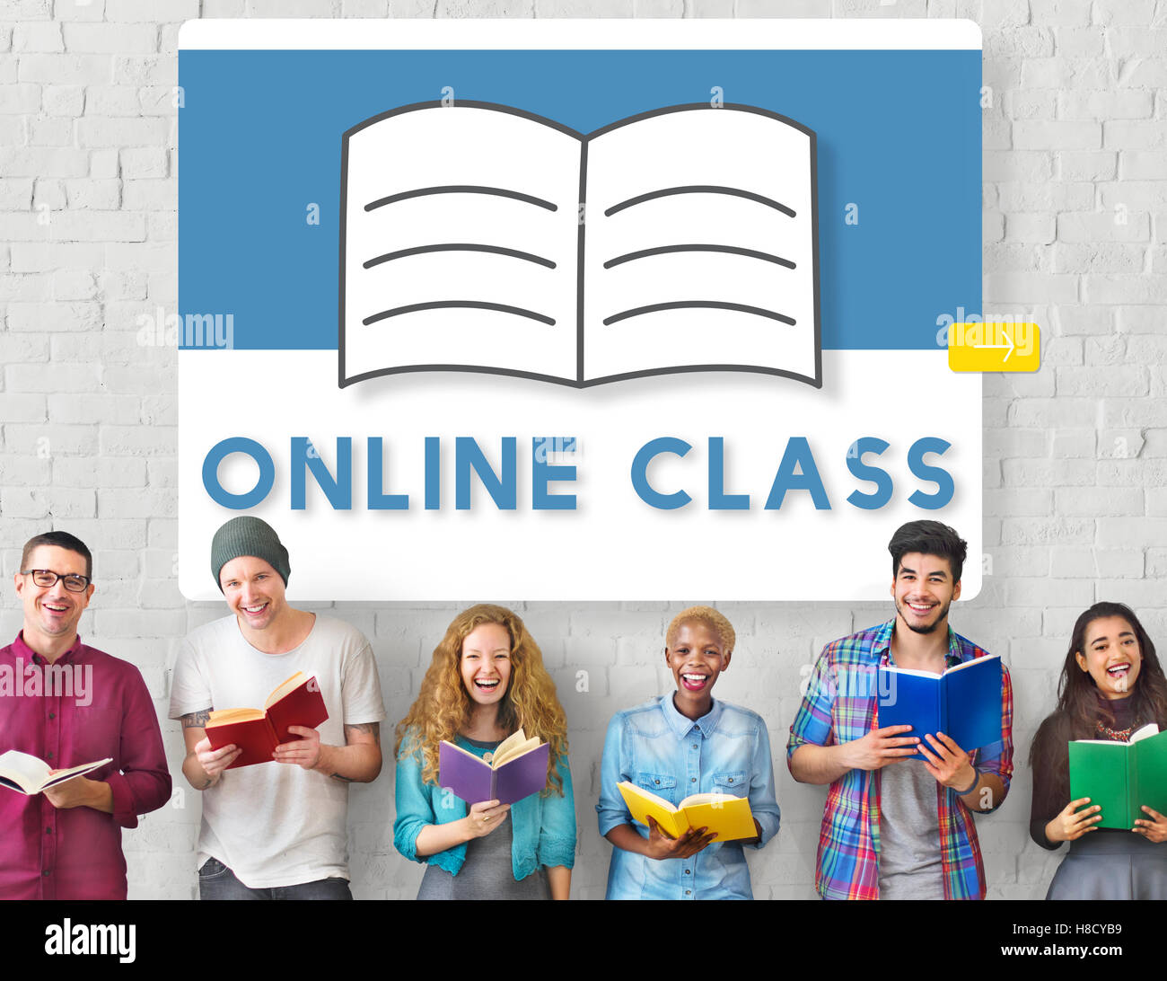 E-learning Online Class Study Knowledge Ideas Concept Stock Photo - Alamy