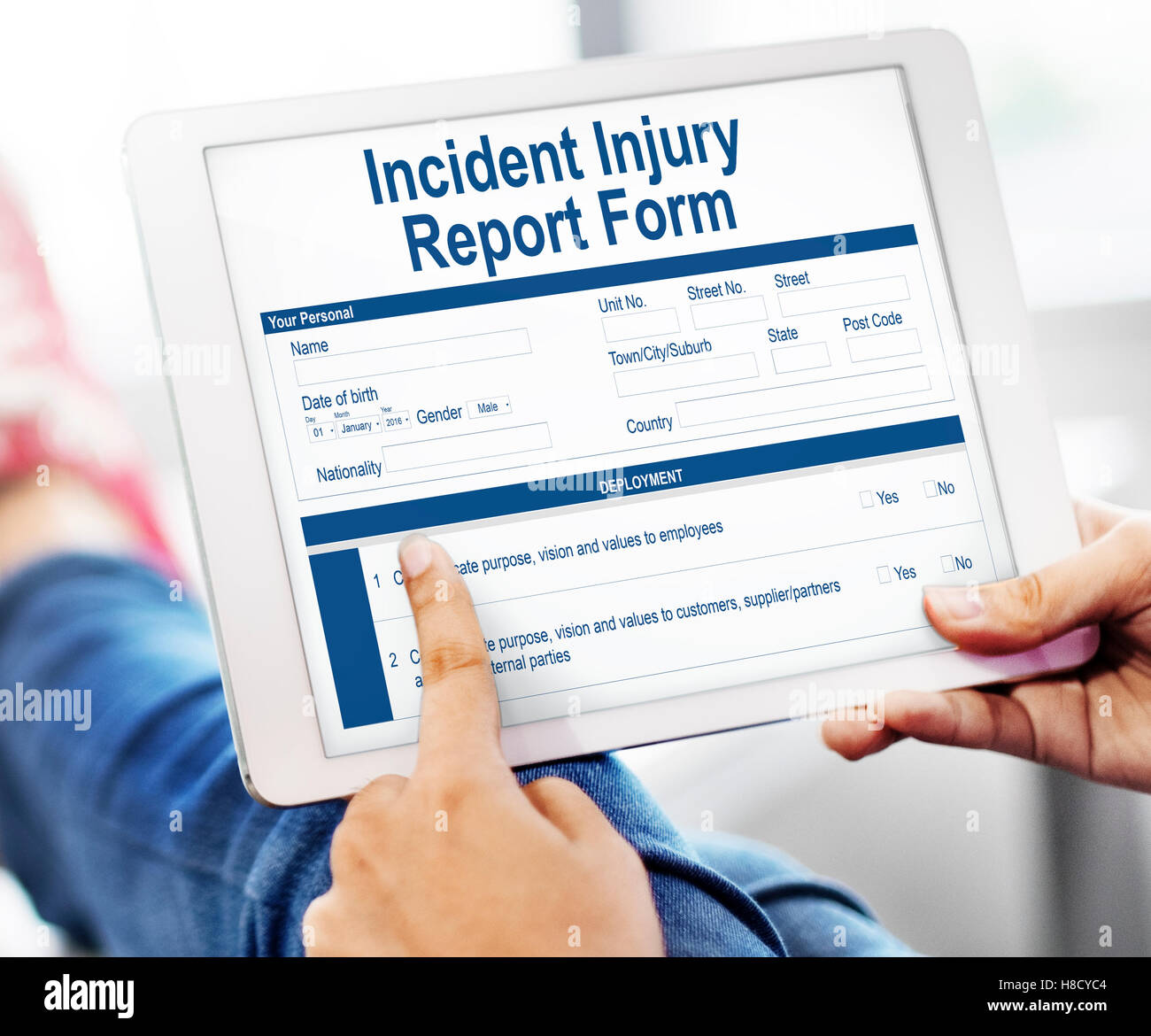 Injury Incident Report Form