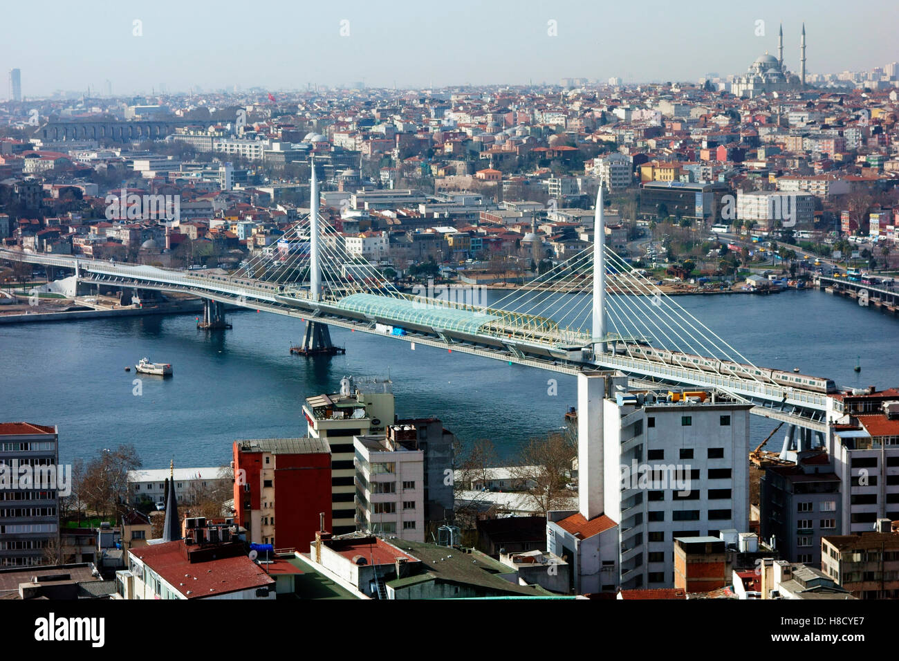 The golden horn metro bridge hi-res stock photography and images - Alamy