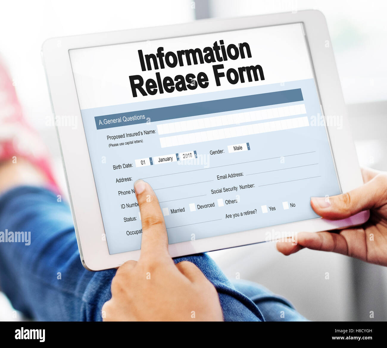 Document form information hi-res stock photography and images - Alamy
