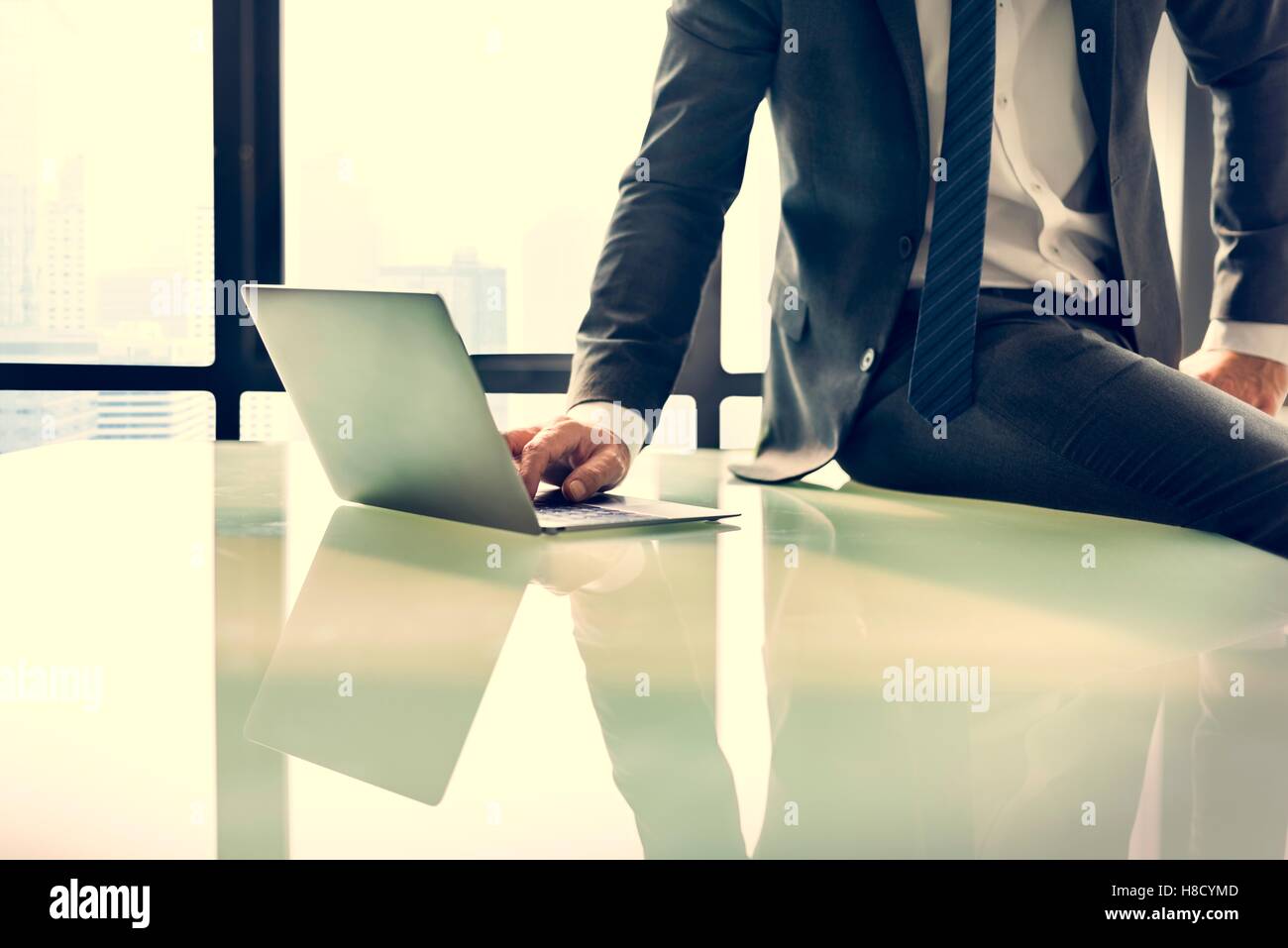 Businessman Enterpreneur Motivation Objective Concept Stock Photo - Alamy