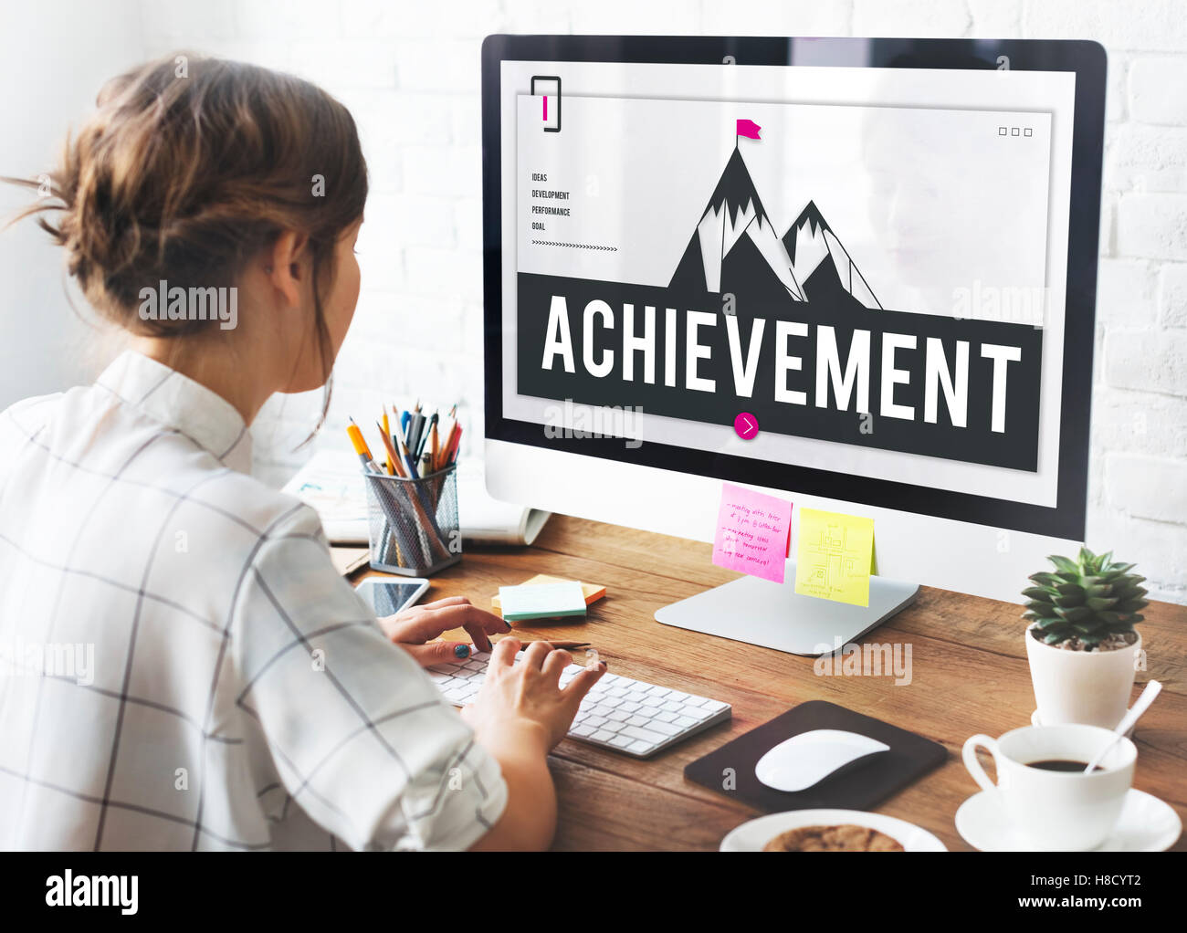 Achievement Performance Goal Success Concept Stock Photo - Alamy