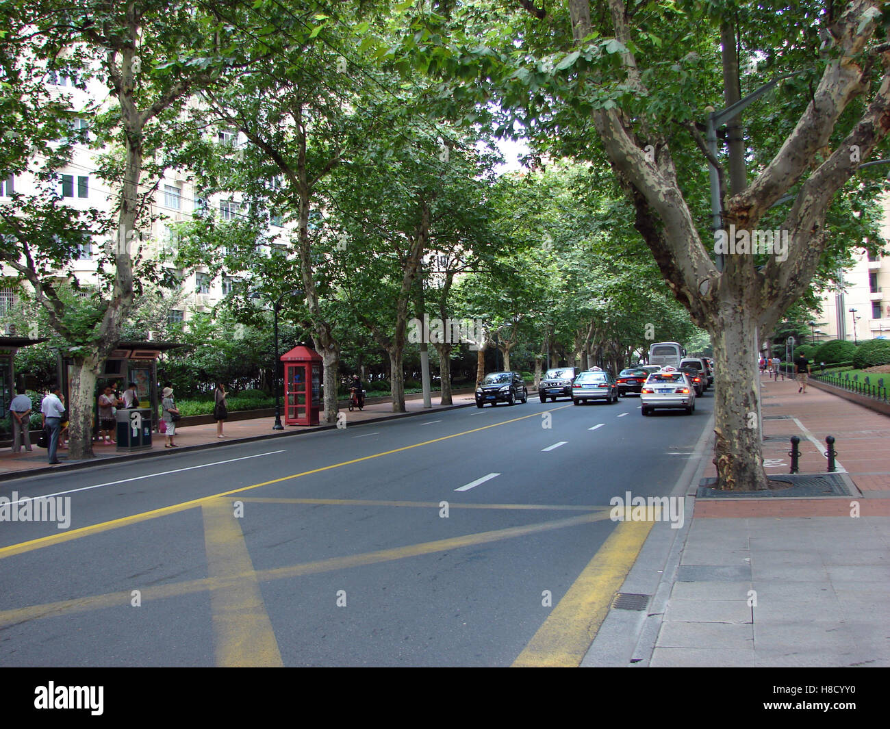 Wuxing Road in Shanghai, China Stock Photo - Alamy