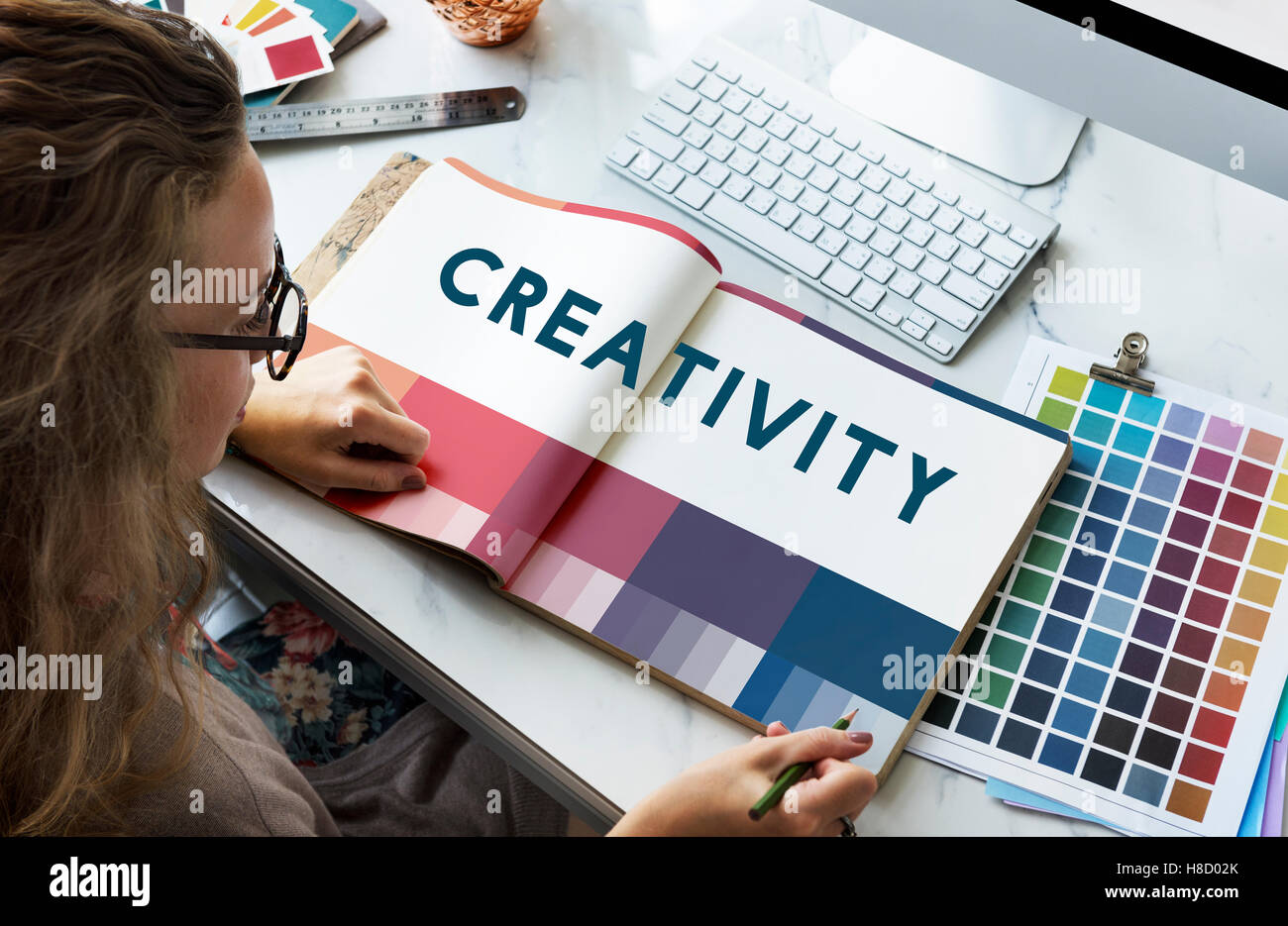 Create Creativity Ideas Design Concept Stock Photo - Alamy