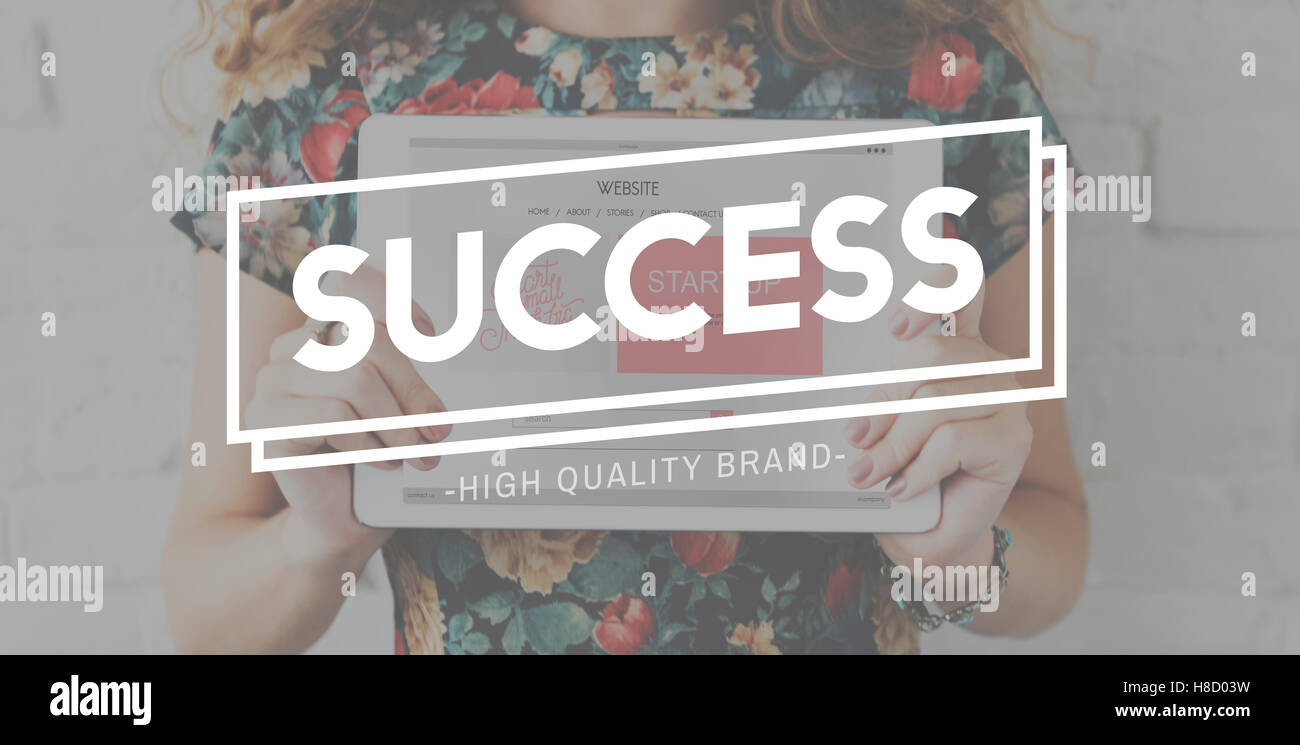 Success Excellence Goal Growth Victory Winning Concept Stock Photo - Alamy