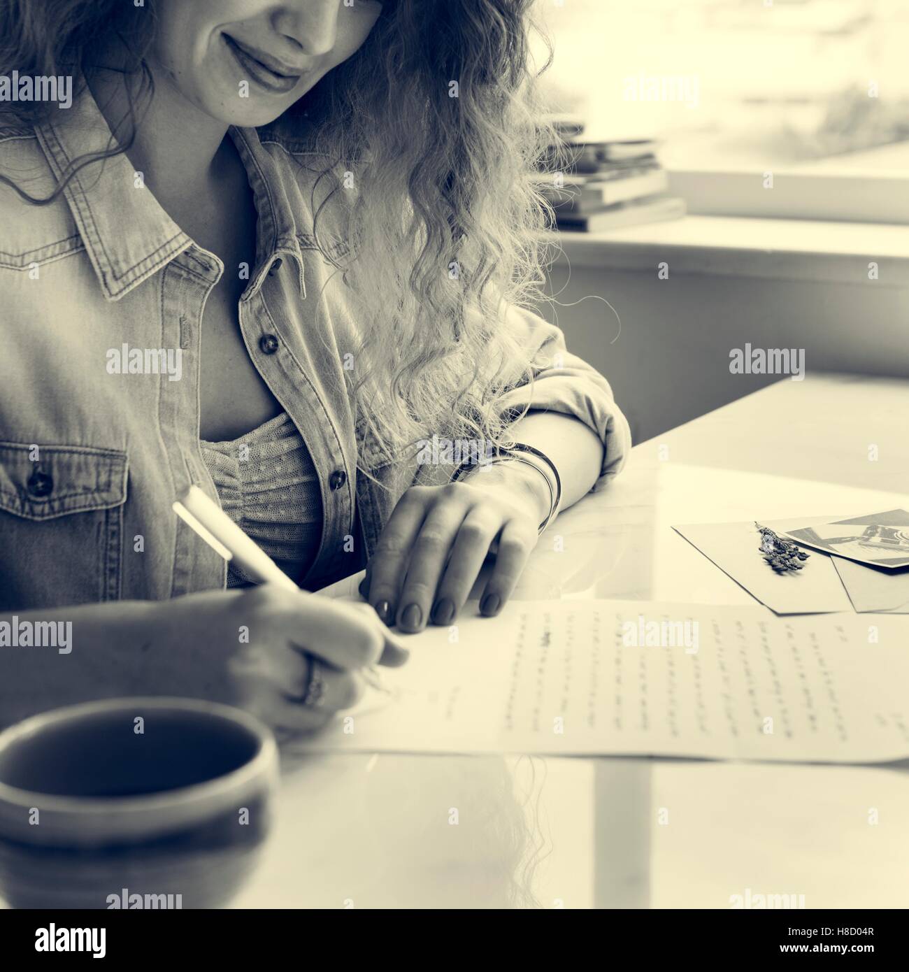 Written Women Female Girl Message Statement Concept Stock Photo - Alamy