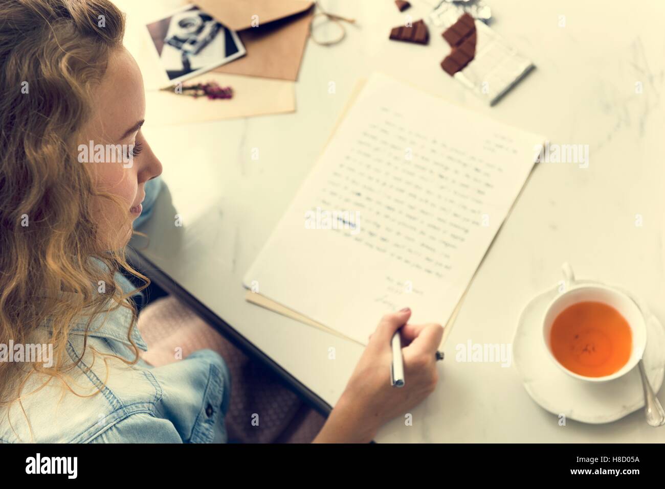 Written Women Female Girl Message Statement Concept Stock Photo - Alamy