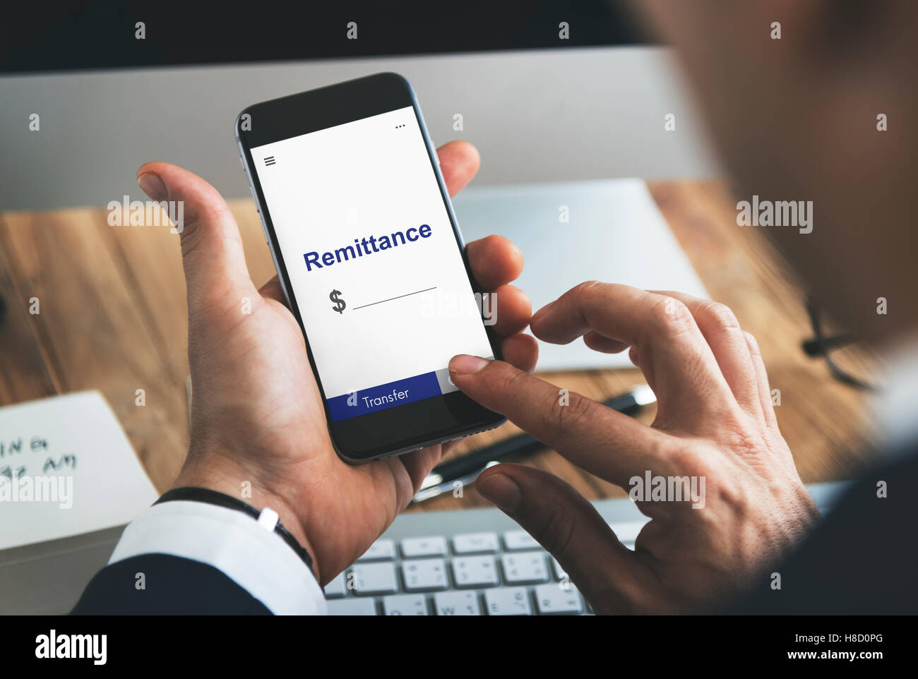 Money transfer hi-res stock photography and images - Alamy