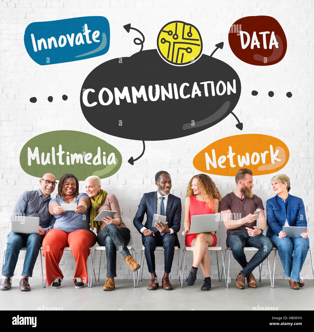 Internet Connection Word Diagram Concept Stock Photo - Alamy